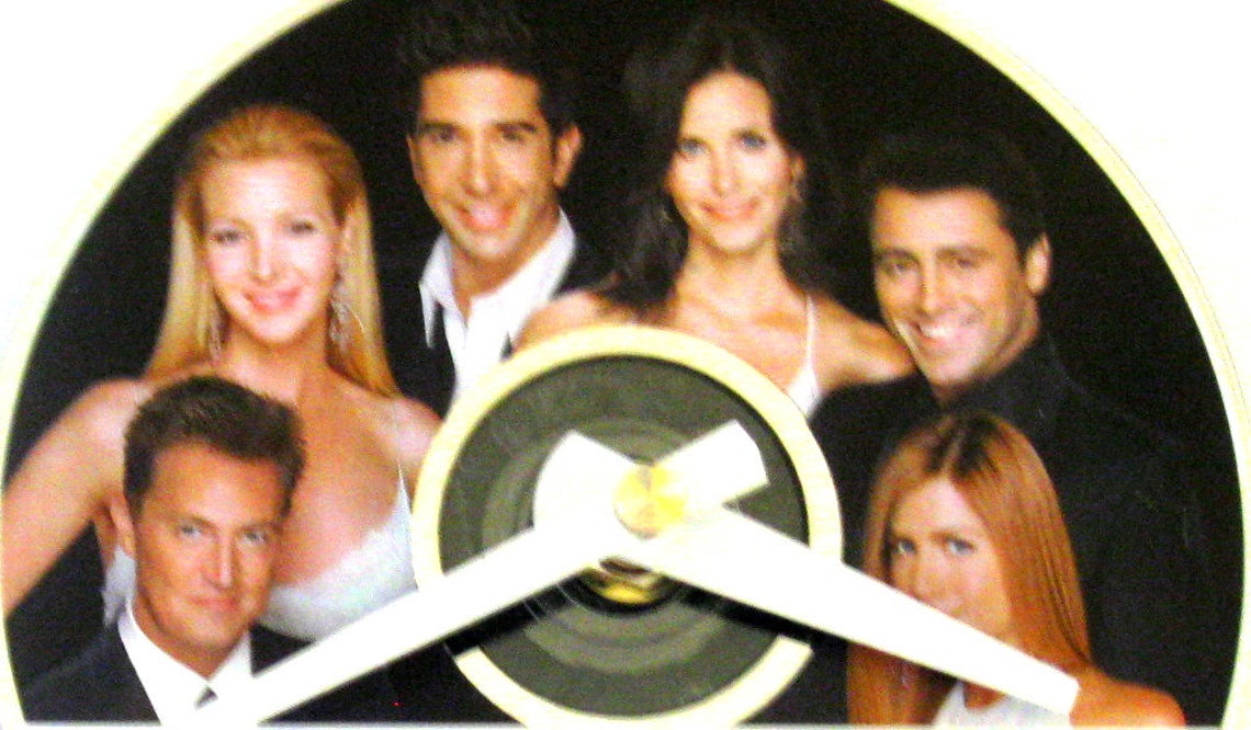 Friends clock. TV sitcom clock. Recycled record clock. DVD | Etsy
