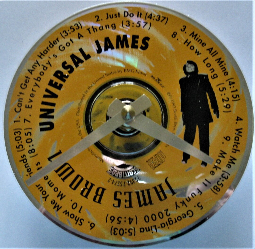 James Brown Music Clock. Godfather of Soul Clock. Funk Music Clock ...