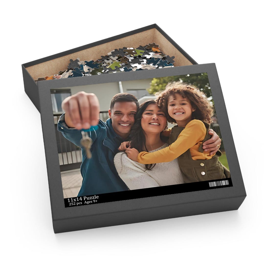 Custom Photo Puzzle Board for Couples Children Weddings | Personalized ...