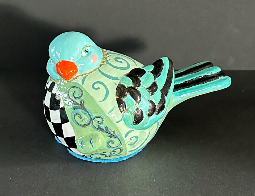 Lucky Bird, Statue, Art, Good Luck Present, Wedding Gift, Birth Day ...