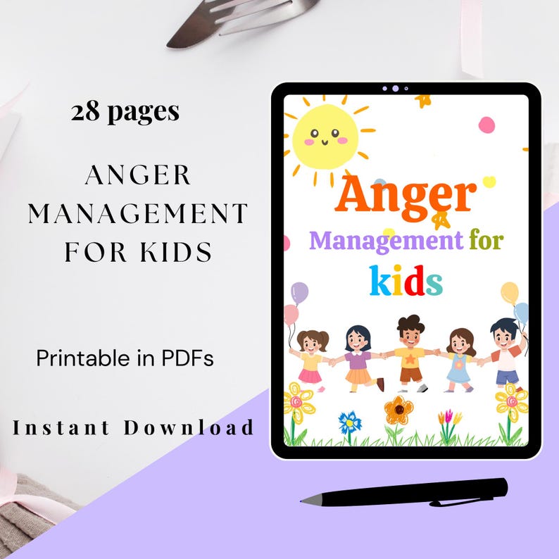 Anger Management Workbook for Kids: Emotional Regulation, Coping Skills ...