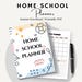 Printable Homeschool Planner: Lesson Plan & Attendance Tracker (digital ...
