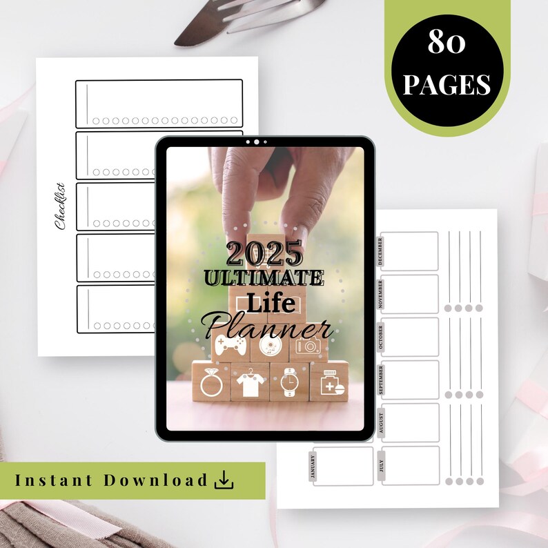 2025 Ultimate Life Planner | Goal Setting, Habit Tracker and Daily ...