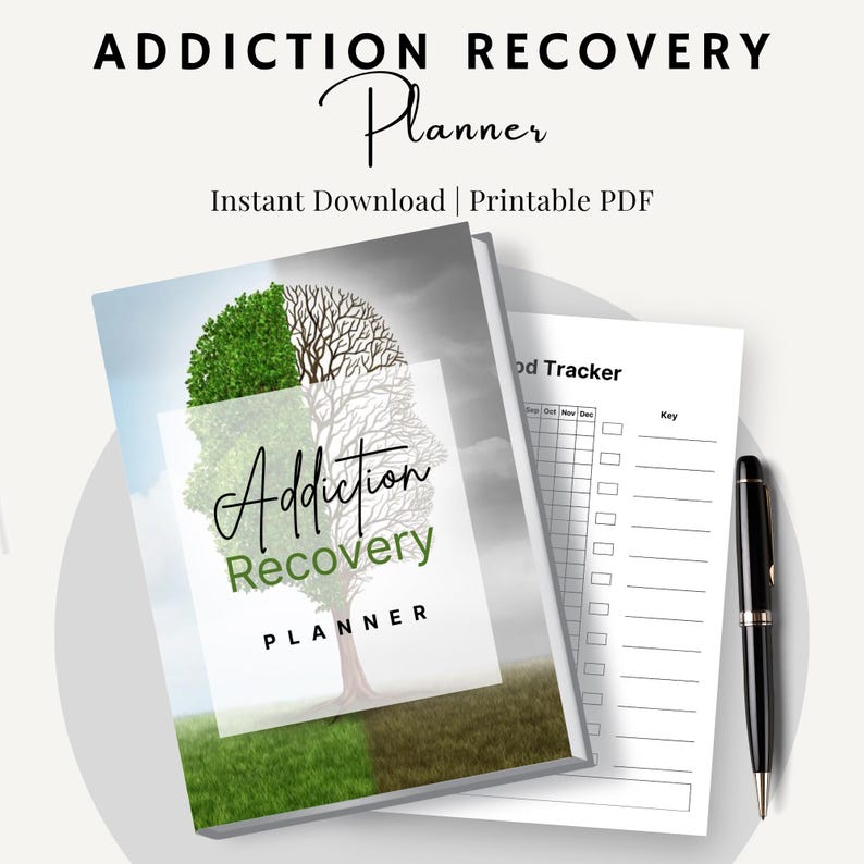 Printable Addiction Recovery Journal: Daily Sobriety Tracker (PDF) - Etsy