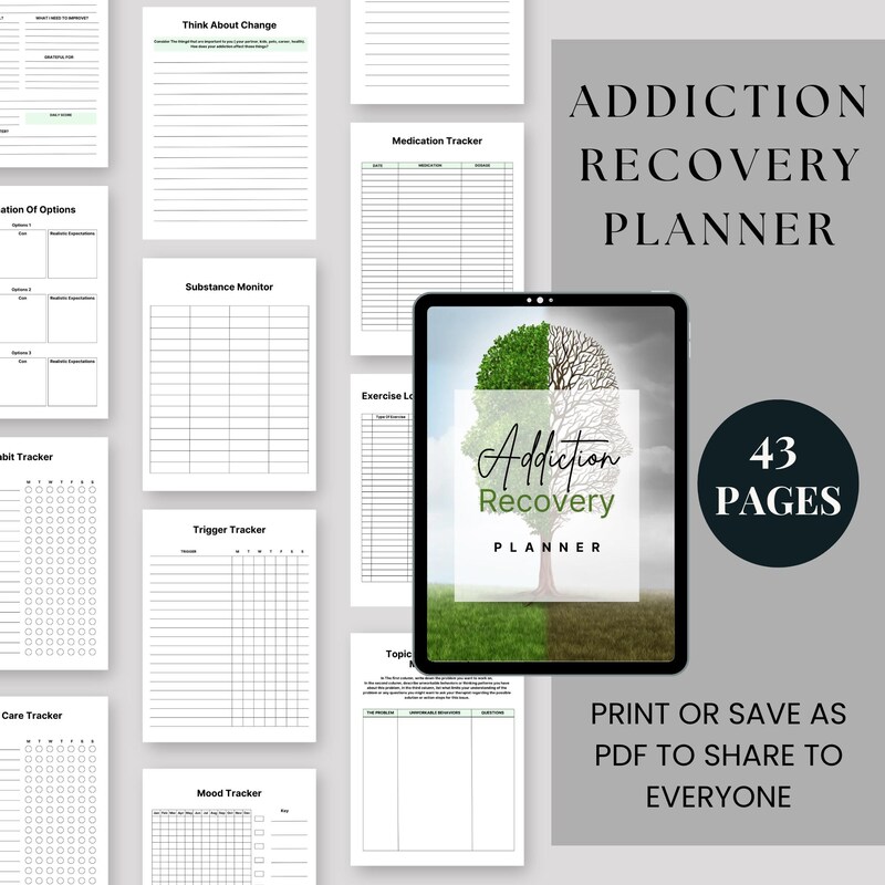 Recovery Journal - Etsy
