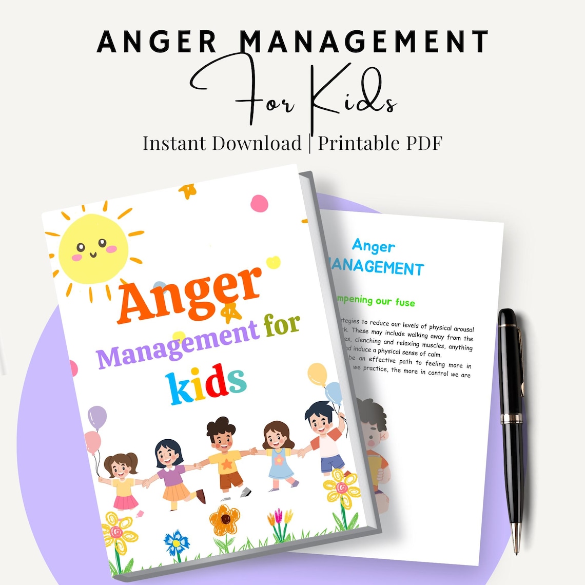 Anger Management Workbook for Kids: Emotional Regulation, Coping Skills ...