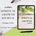 Printable Spiritual Growth Journal | Christian Devotional Planner ...