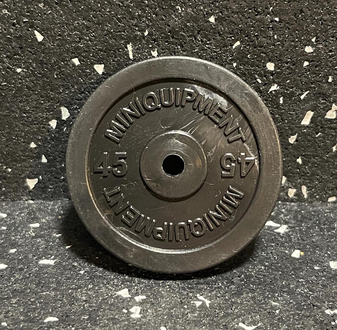 45 Lb Bumper Plates Pack (1/10 Scale) - Etsy