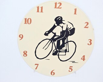 Bicycle wall clock | Etsy