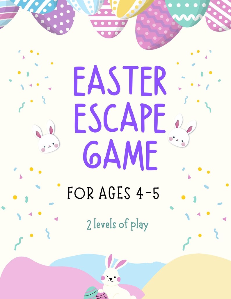 Preschool Escape Room Printable,educational Escape Room Kindergarten ...