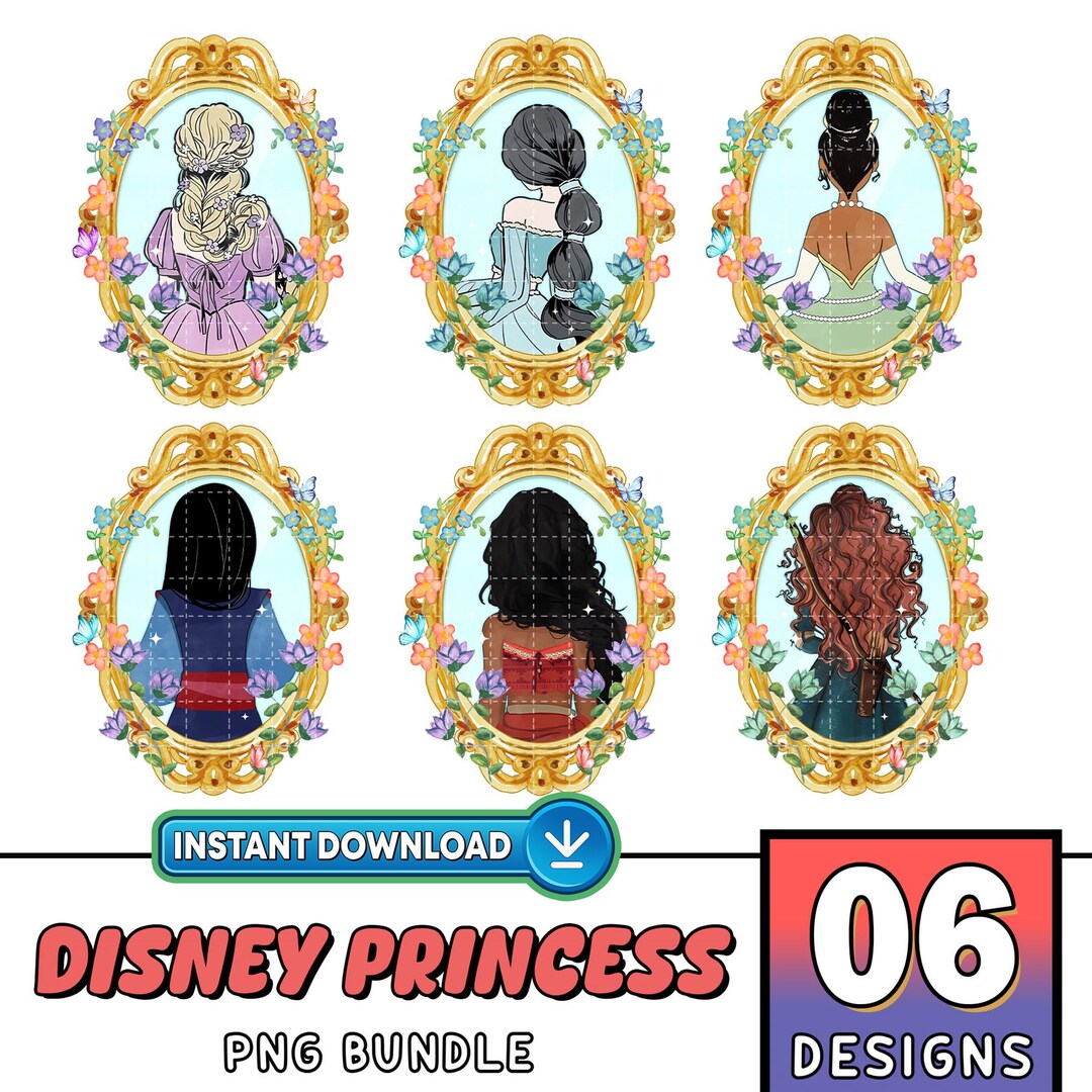 Disneyland Princess Coquette Bow PNG, Jasmine Rapunzel Merida Tiana ...