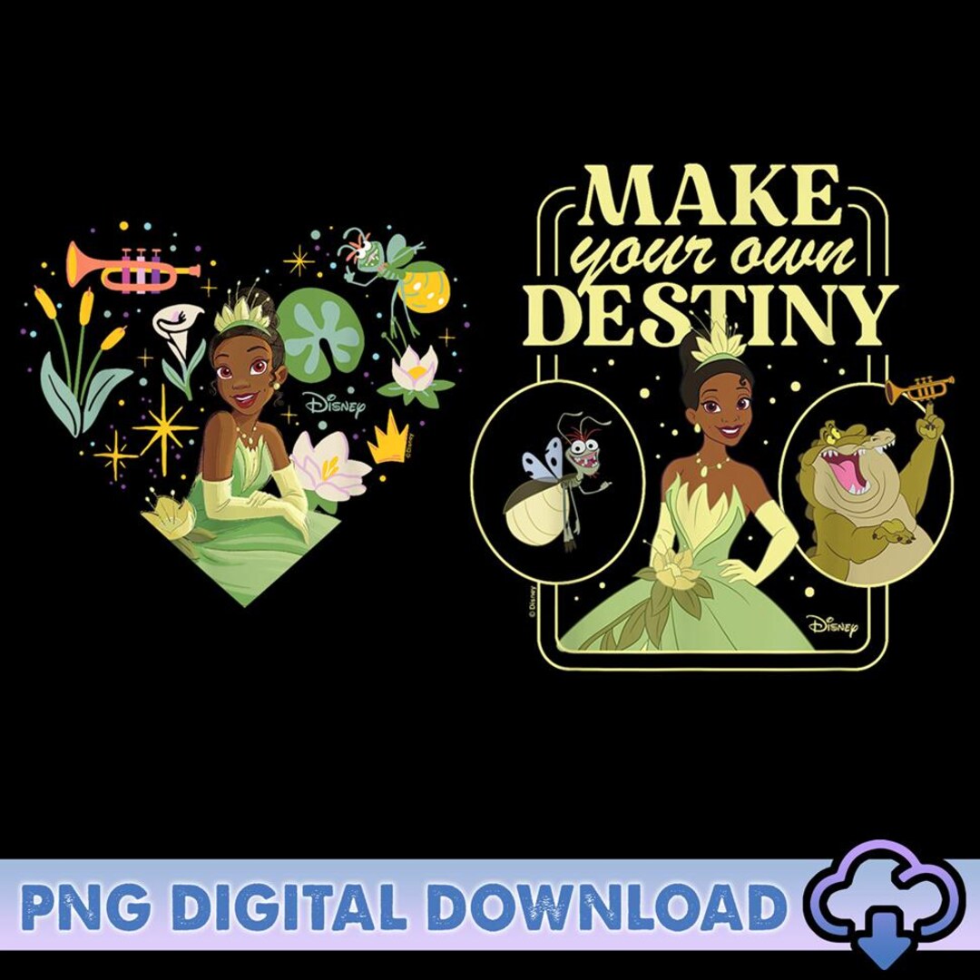 Tiana Make Your Own Destiny PNG, Disneyland Tiana Princess Png ...