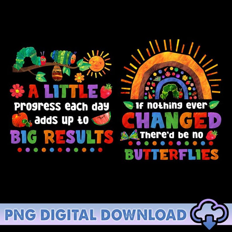 The Very Hungry Caterpillar Learning PNG, A Little Progress Each Day ...