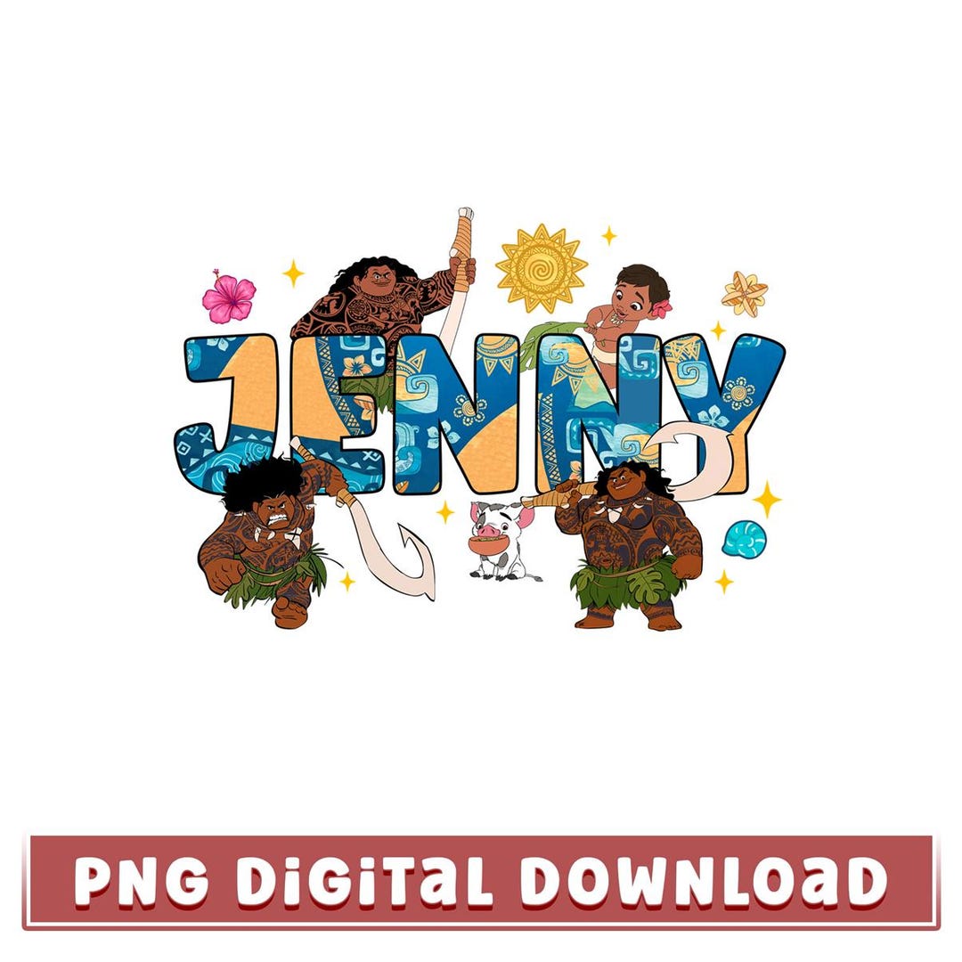 Personalized Maui Birthday PNG, Custom Name Moana Maui Birthday Png ...