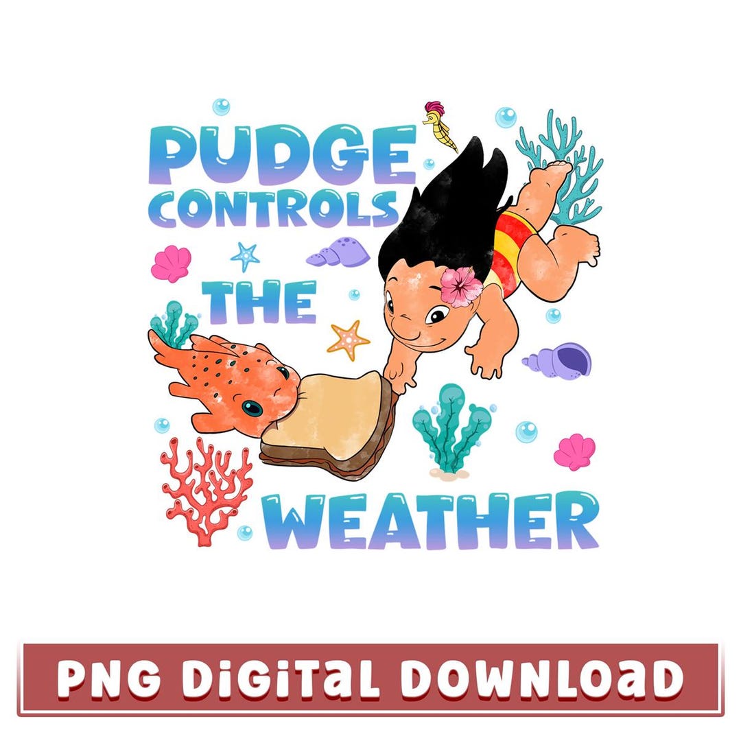 Lilo and Stitch Disneyland Pudge PNG, Pudge Controls the Weather ...