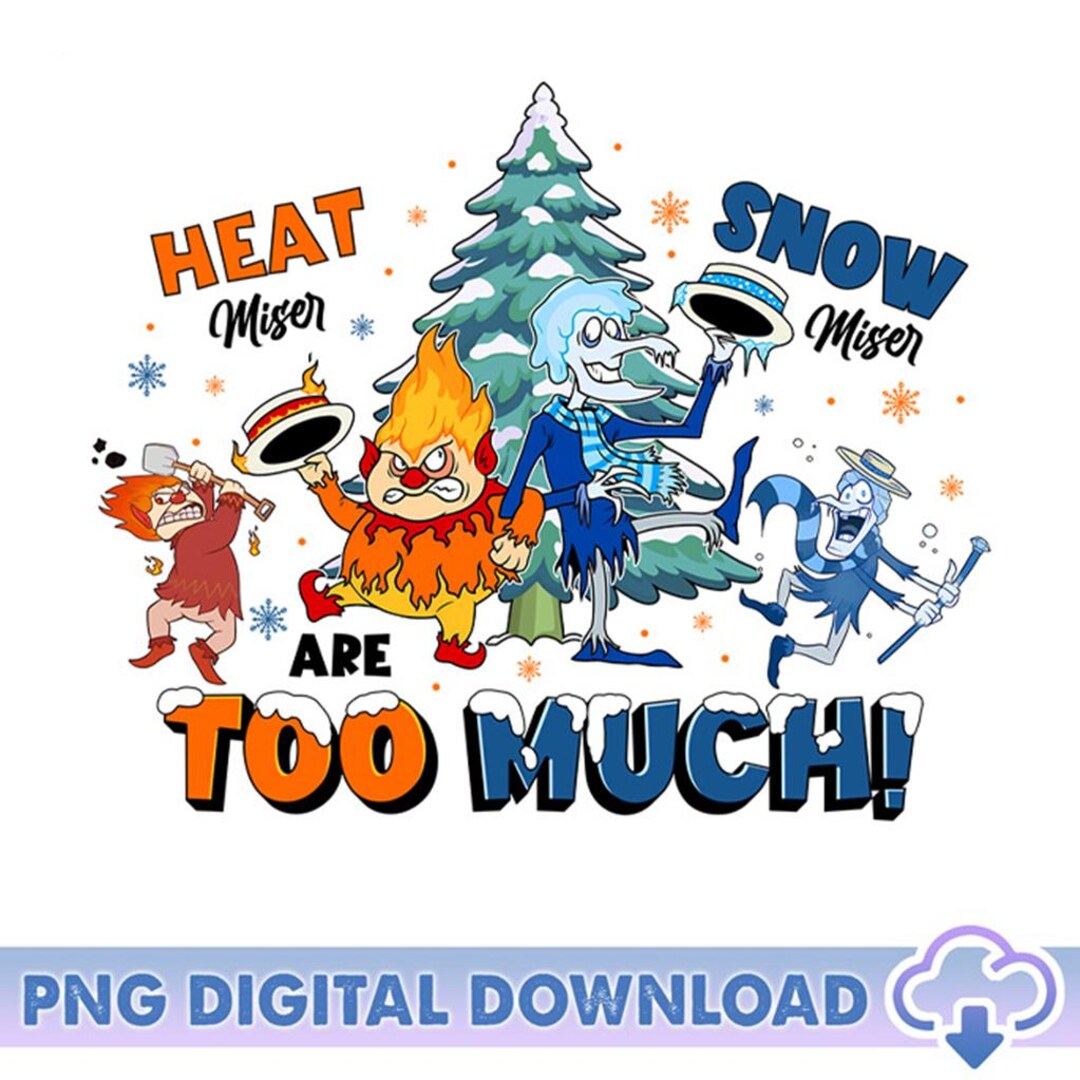 Miser Brothers Are Too Much Christmas PNG, Miser Brothers Heating and ...