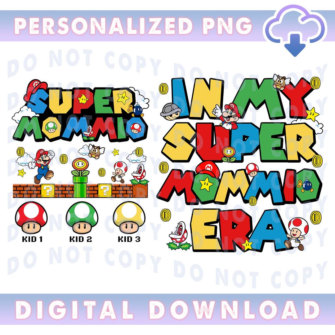 Personalized Super Mommio Png, Custom Name Super Mommio Png, Super ...