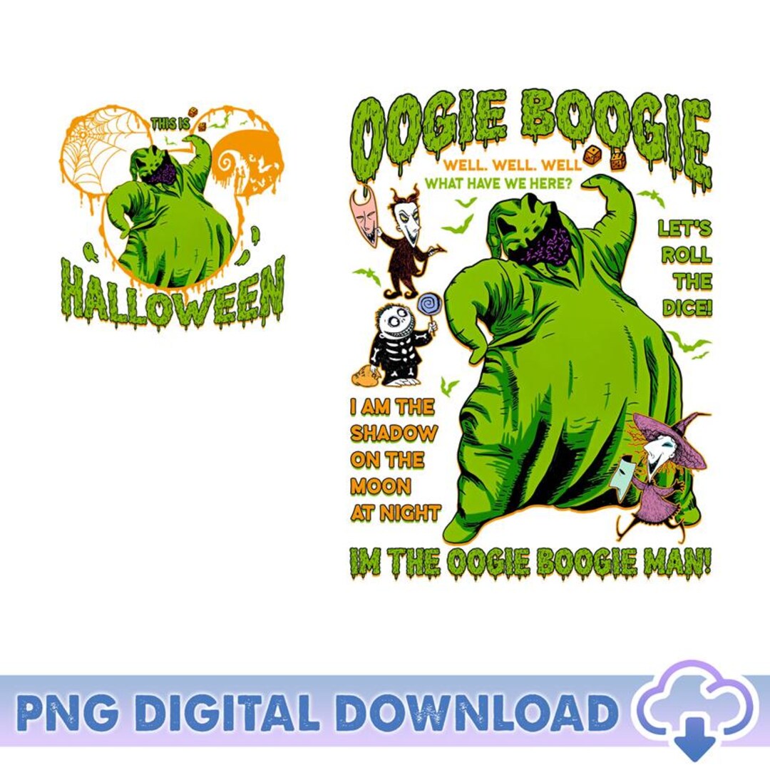 Oogie Boogie the Nightmare Before Christmas PNG, Boogie Man Png ...