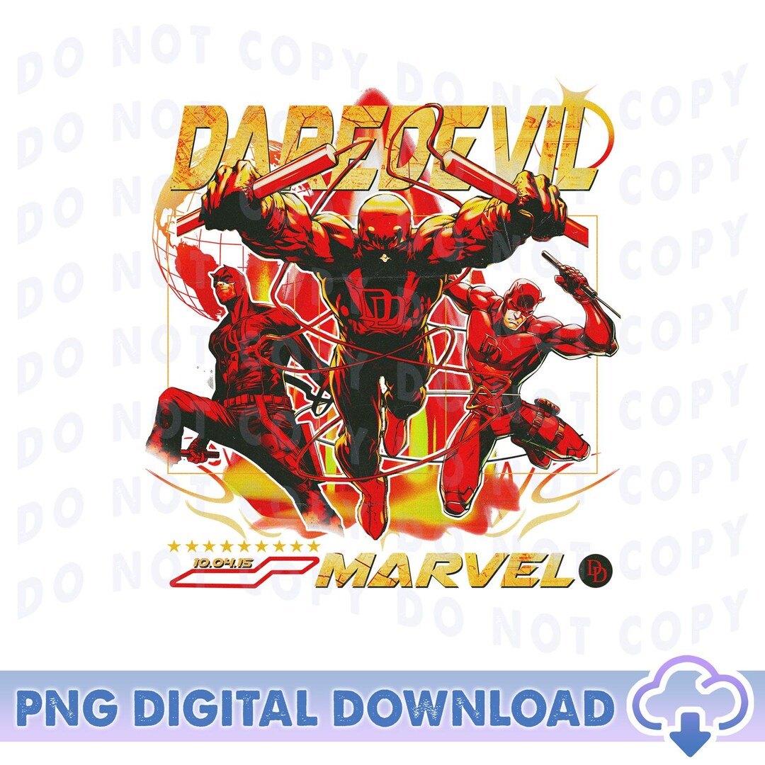 Daredevil Homage PNG, Daredevil Born Again Png, Superhero Movie ...