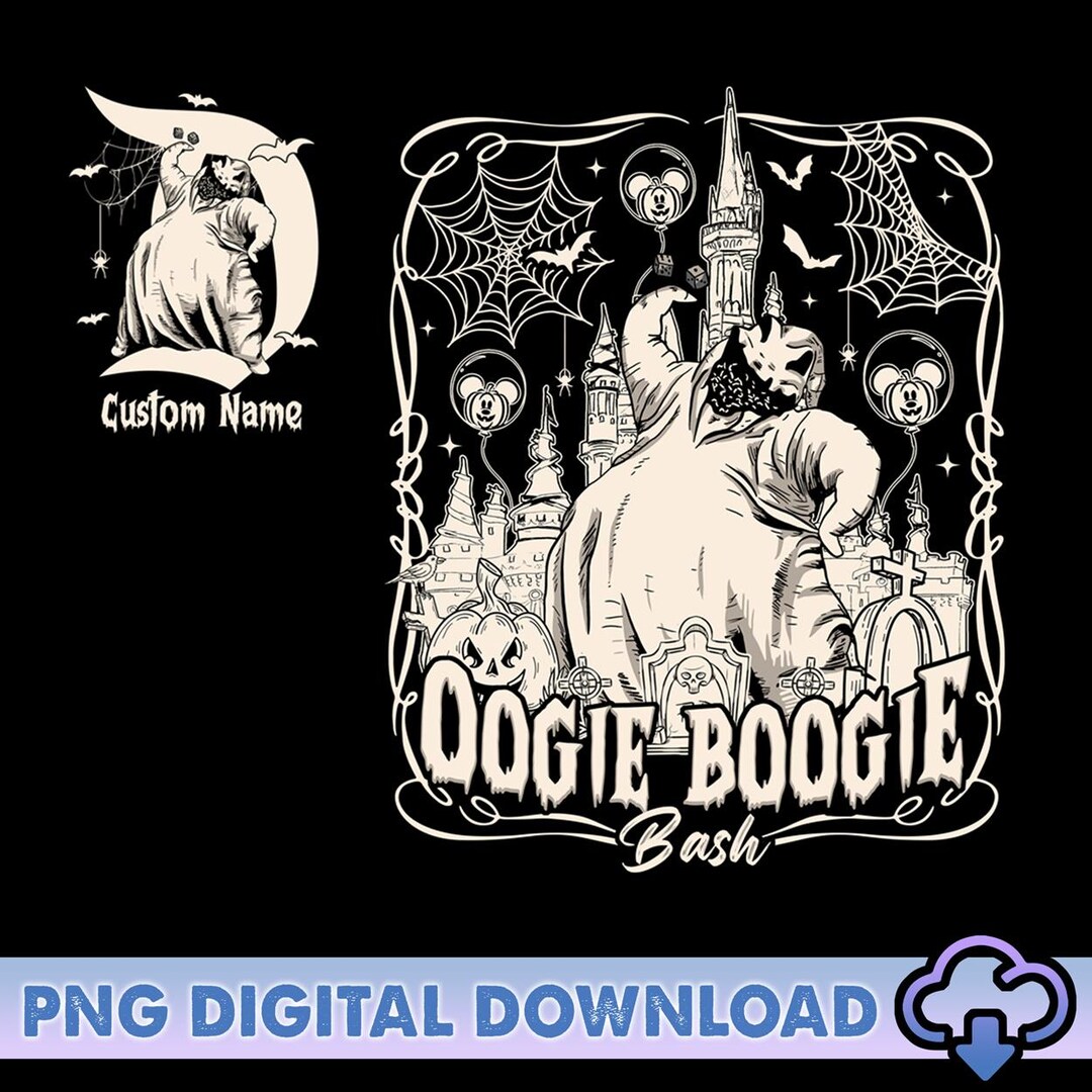 Personalized Oogie Boogie Bash 2025 PNG, Disneyland Boogie Man Png ...