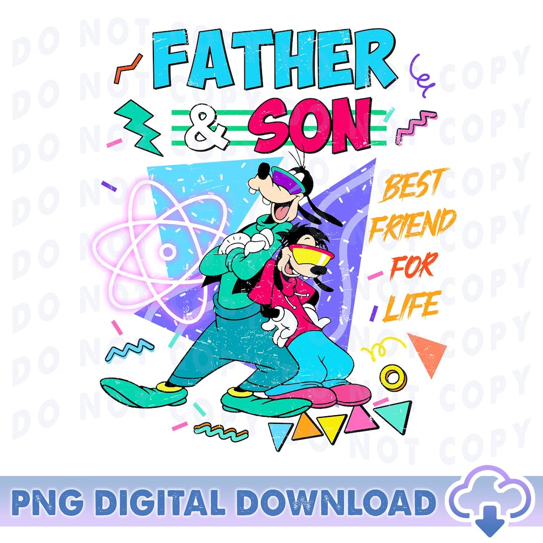 Buy A Goofy Movie Dad and Son Matching Png, Goofy and Max A Goofy Movie ...