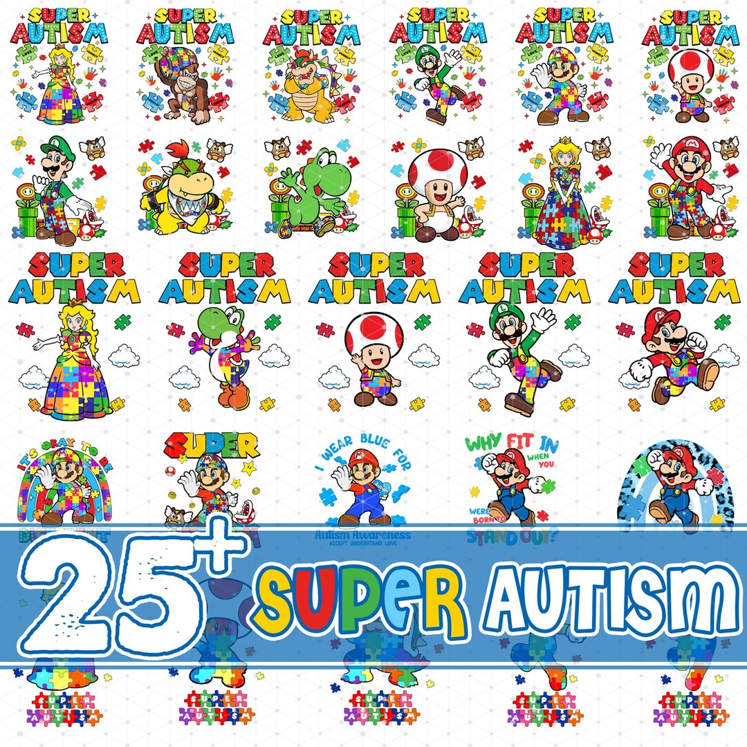 Super Autism Png Bundle, It's Okay to Be Different Png, Autism ...