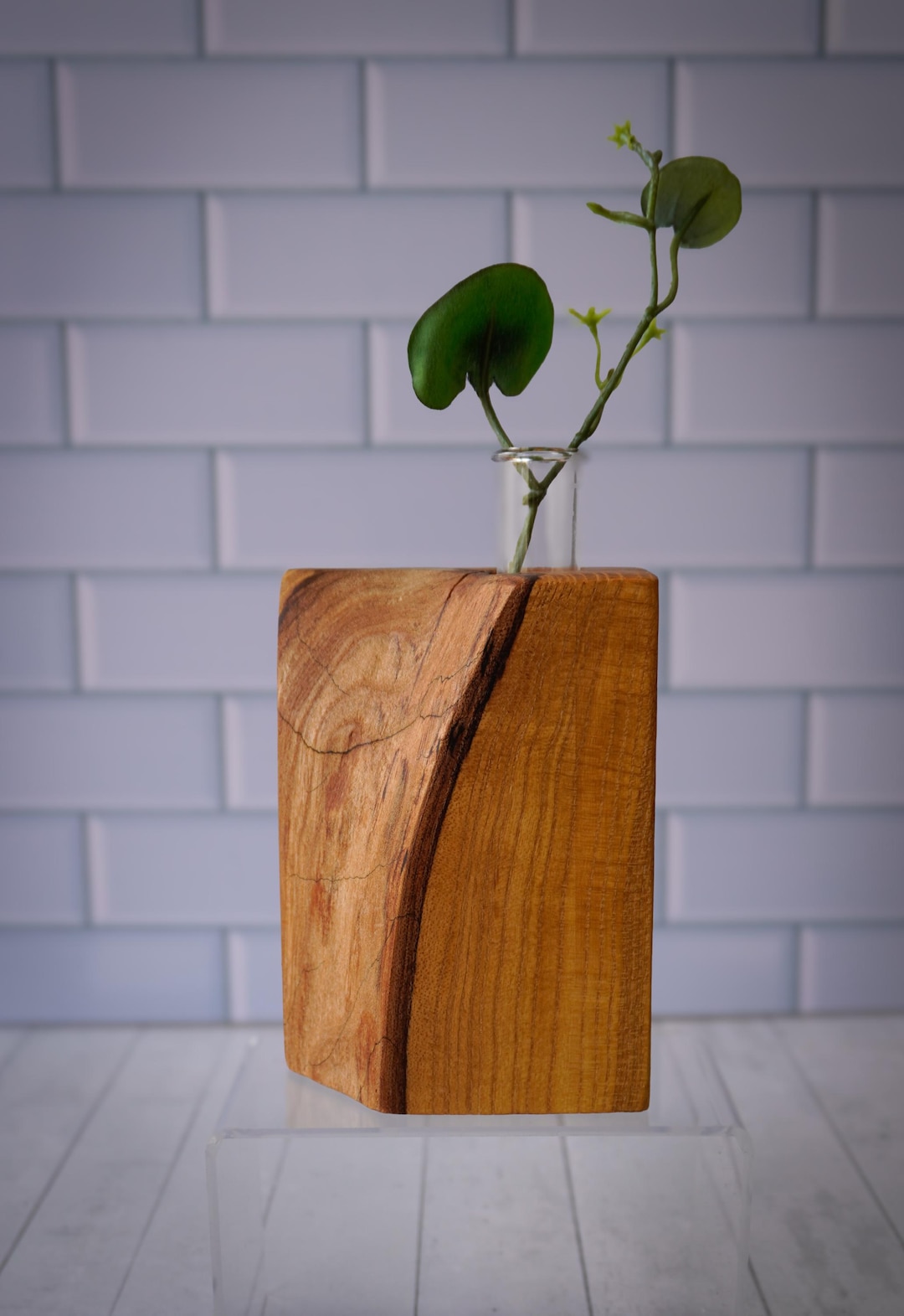 Mulberry Wood Propagation Station | Handmade Plant Cutting Holder ...
