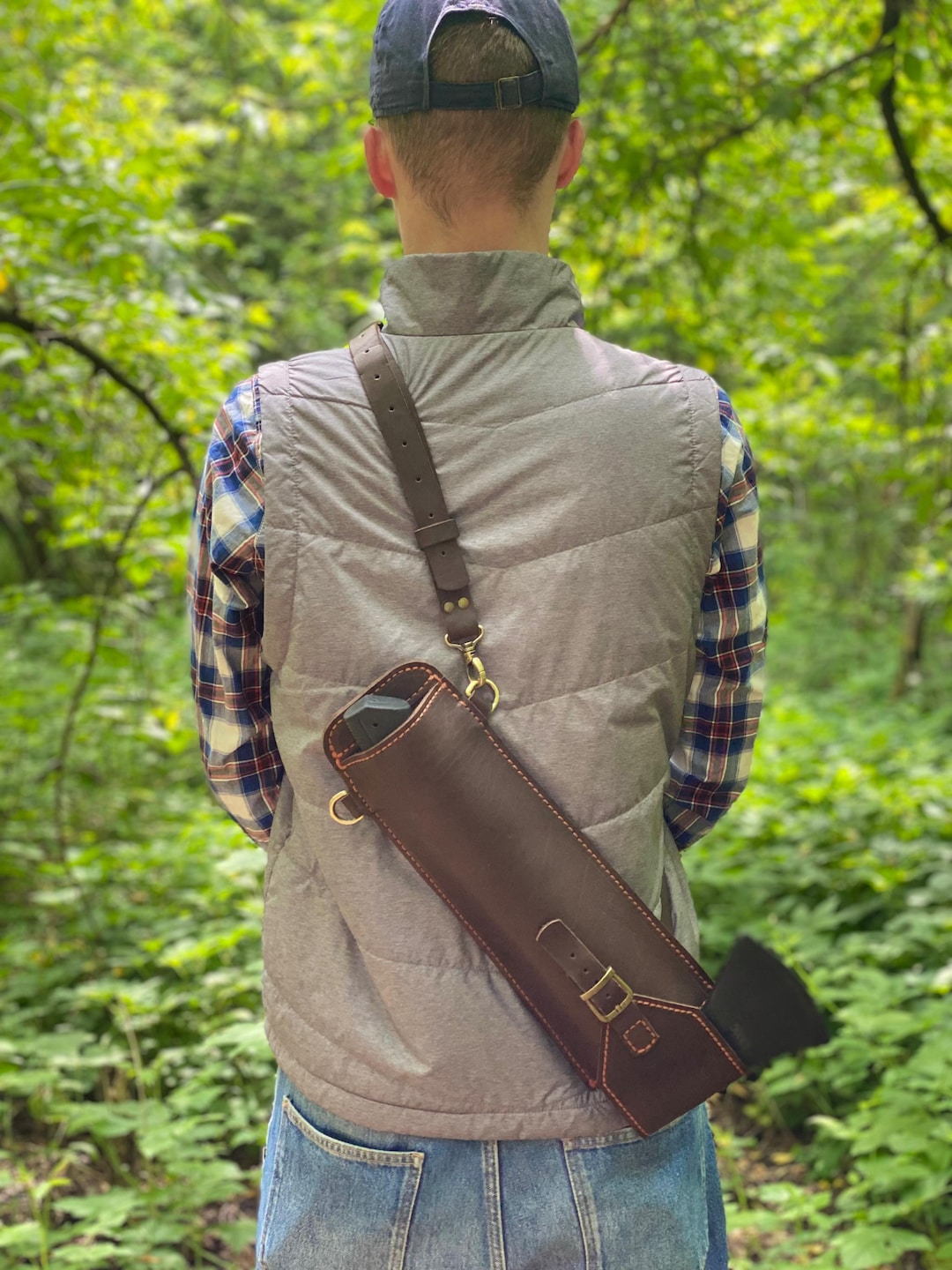 Handmade Axe Cover, Leather Case for Axe, Hatcher Holder, Leather Tool ...