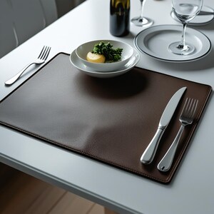 Custom Leather Computer Mat, Office Desk Pad, Personalized Desk ...