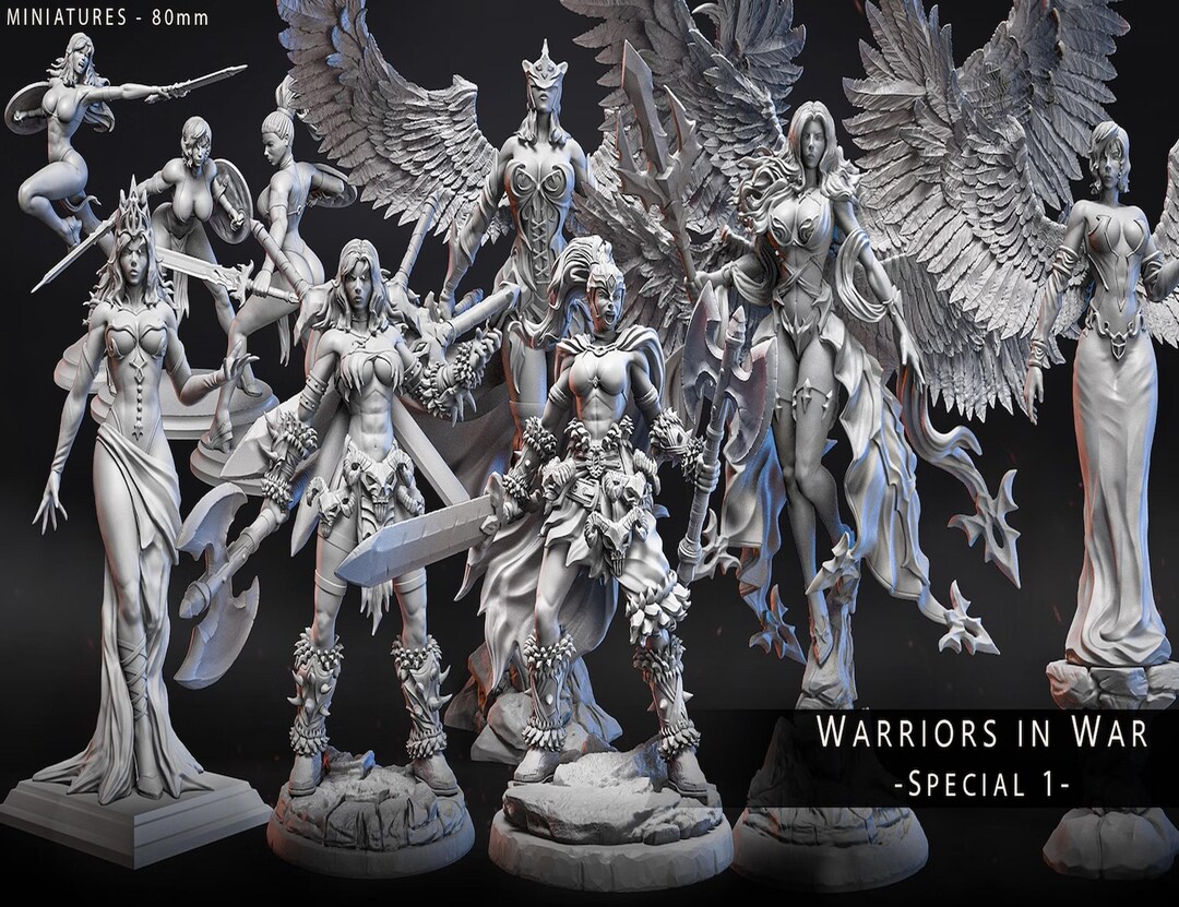 Warriors İn War Special / Dnd Stl Files, Stl Files, Stl Pack, Pathfinder Stl, Best Stl ...