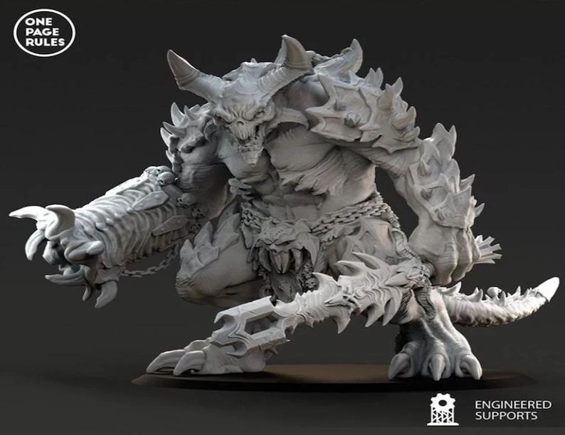 One Page Rules War Daemons/ Dnd Stl Files, Stl Files, Stl Pack ...