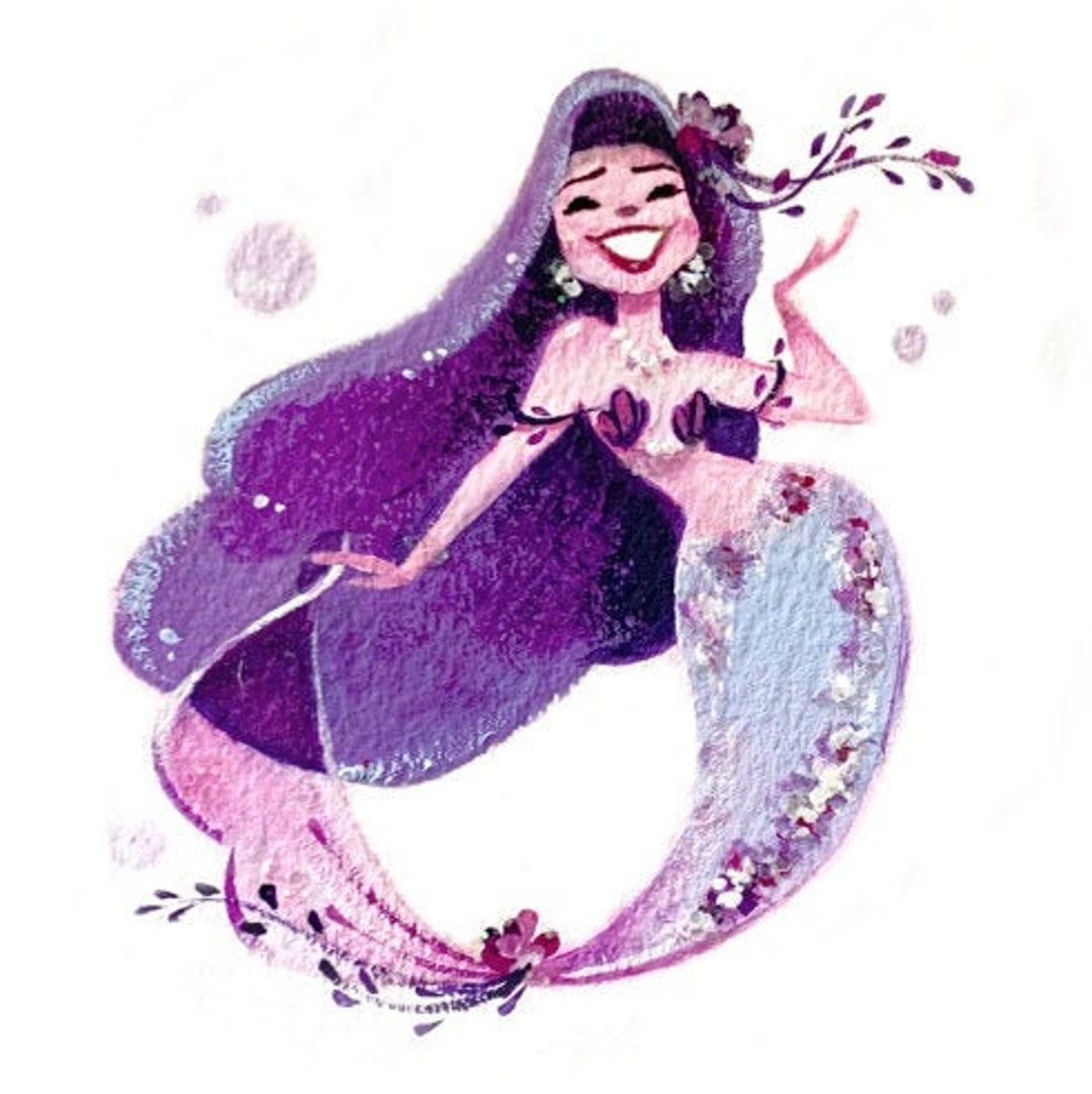 Royal Mermaid Fine Art Print - Etsy