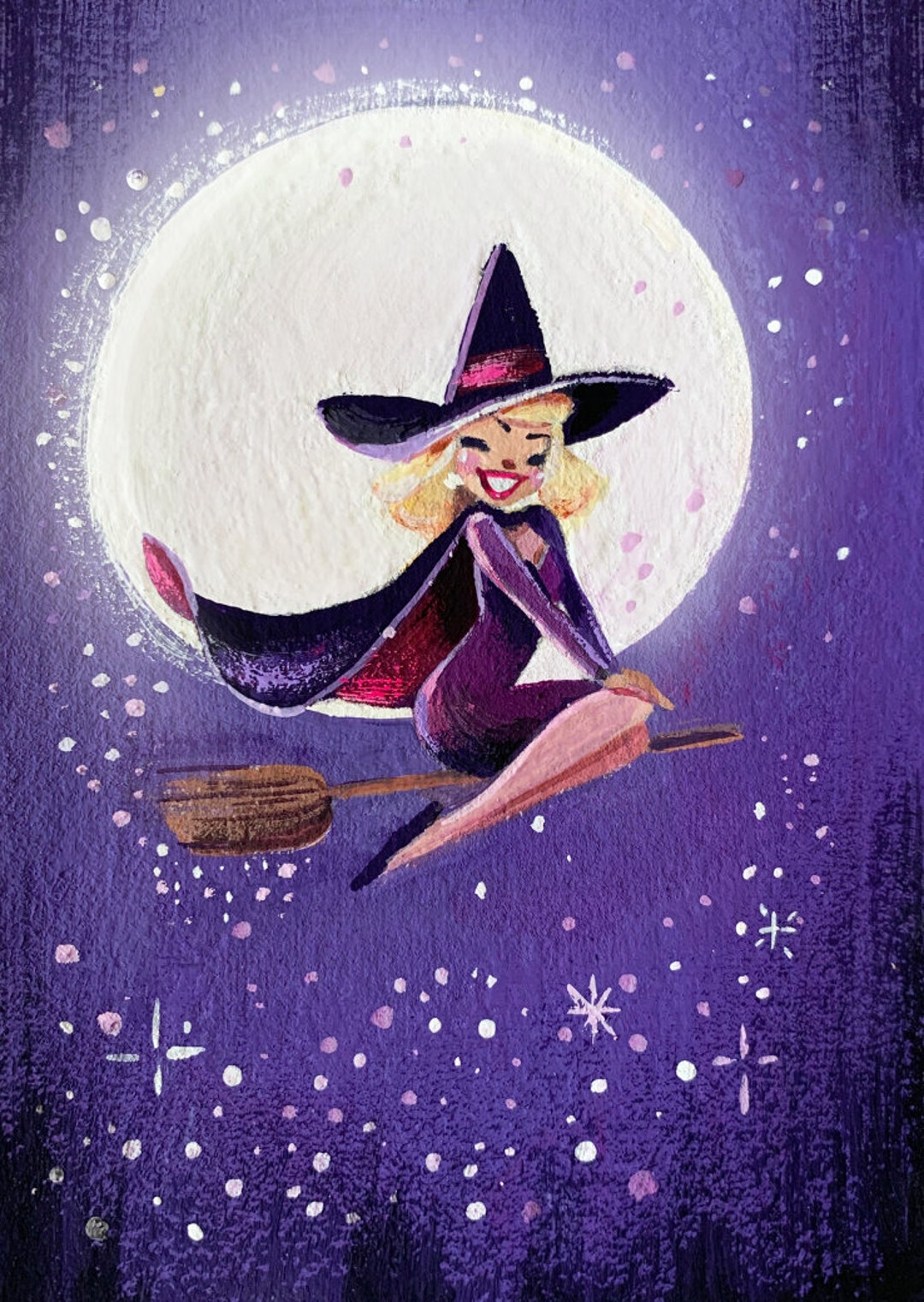 Bewitching Moon Fine Art Print - Etsy