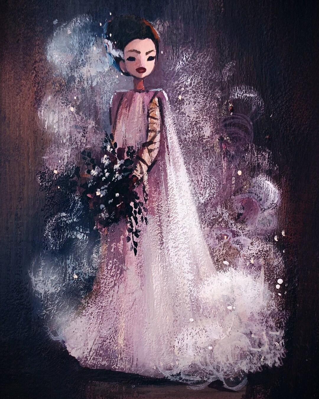 Bride of Frankenstein Fine Art Print - Etsy