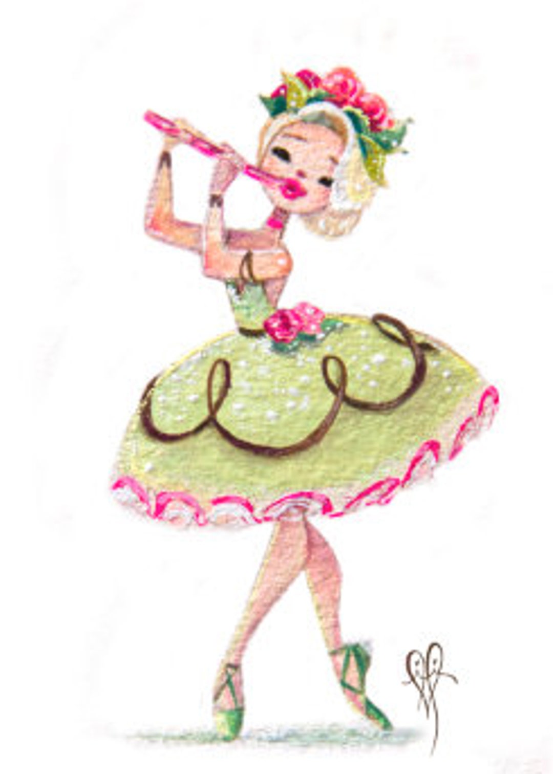 Limited Edition Dance of the Reed Flutes Fine Art Print - Etsy