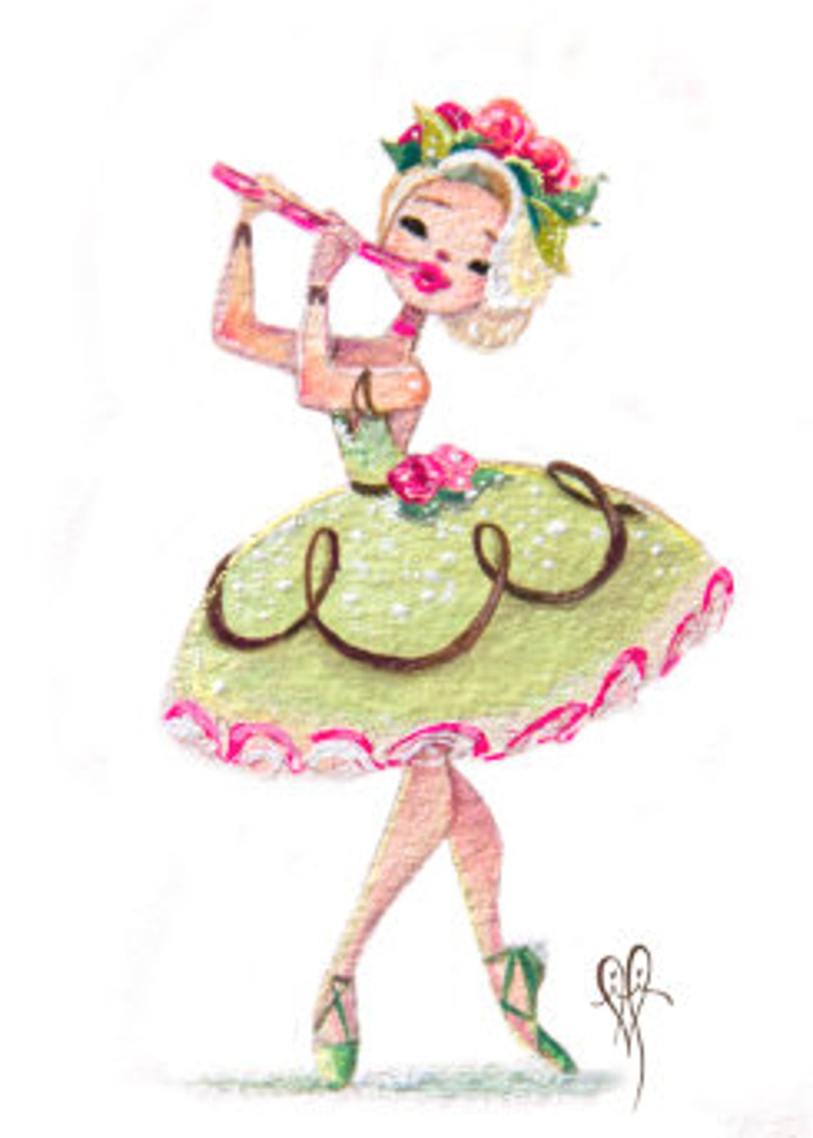 Limited Edition Dance of the Reed Flutes Fine Art Print - Etsy