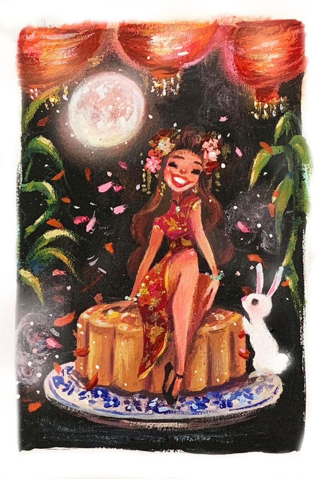 Mooncake Fine Art Print - Etsy