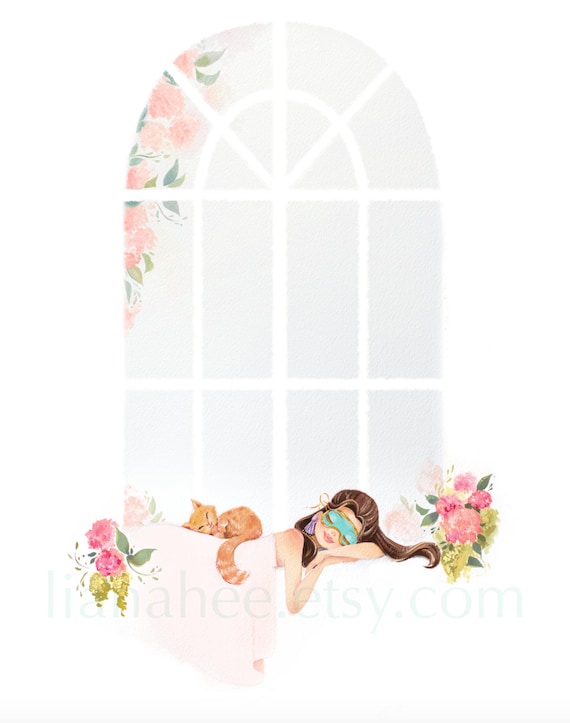 Cat Nap Fine Art Print - Etsy