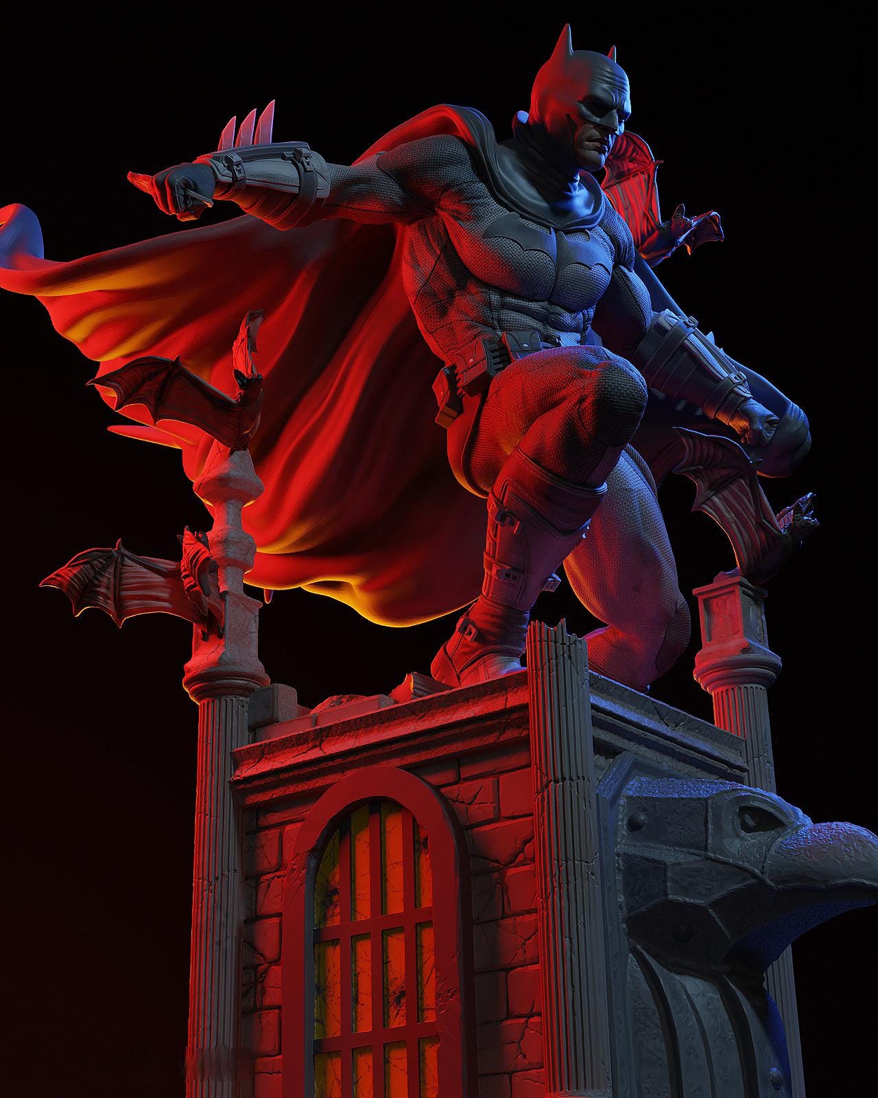 Batman STL File for 3D Printing High Quality 3D Model Digital File ...