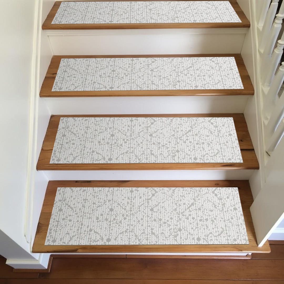 Stair Tread, off White, Soft Color, Soft Rug, White Design Rug, Non ...