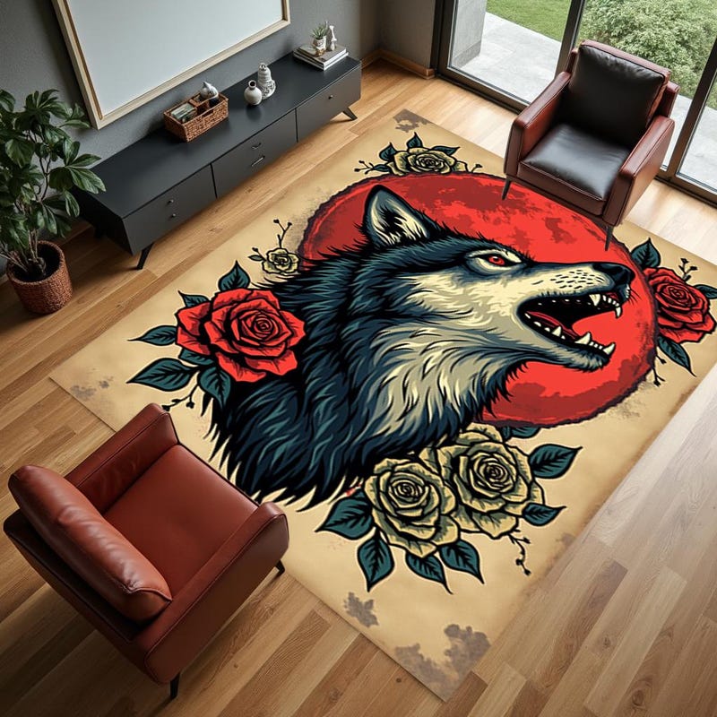 Wolf Skin Rug - Etsy