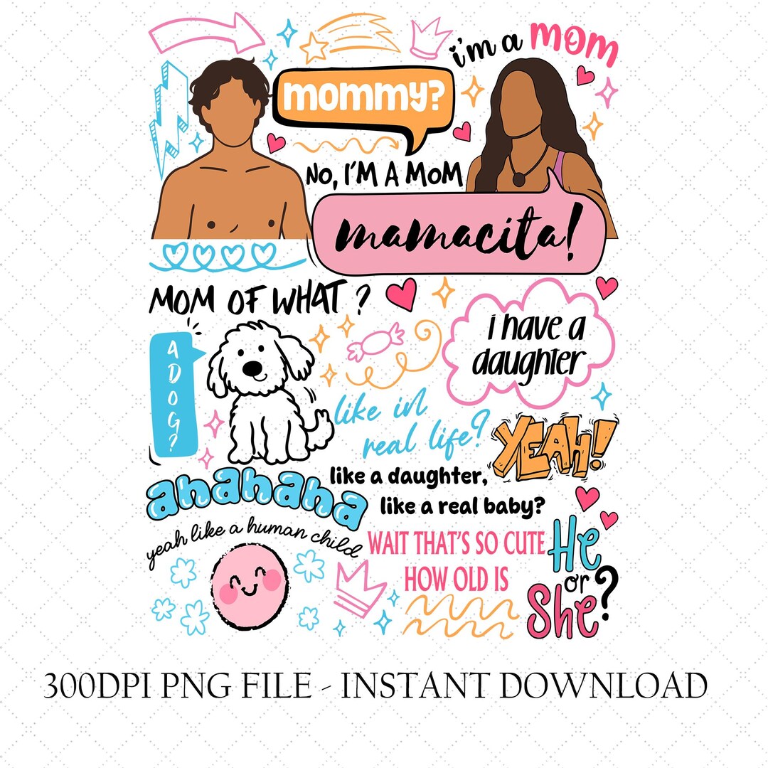 Mommy Mamacita Quote Png, I'm a Mommy Mamacita Png, Love Inspired ...