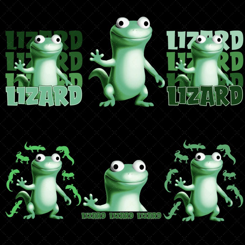 Lizard Wall Art - Etsy