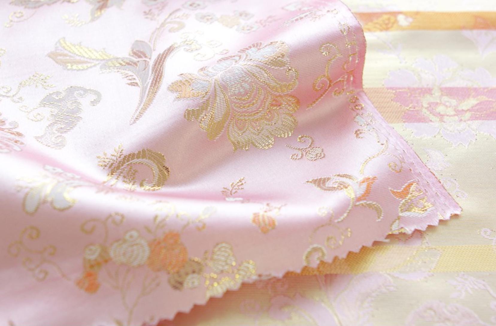 Traditional Korean Hanbok Gold Thread Fabric (geumsa)" Design, 31 ...