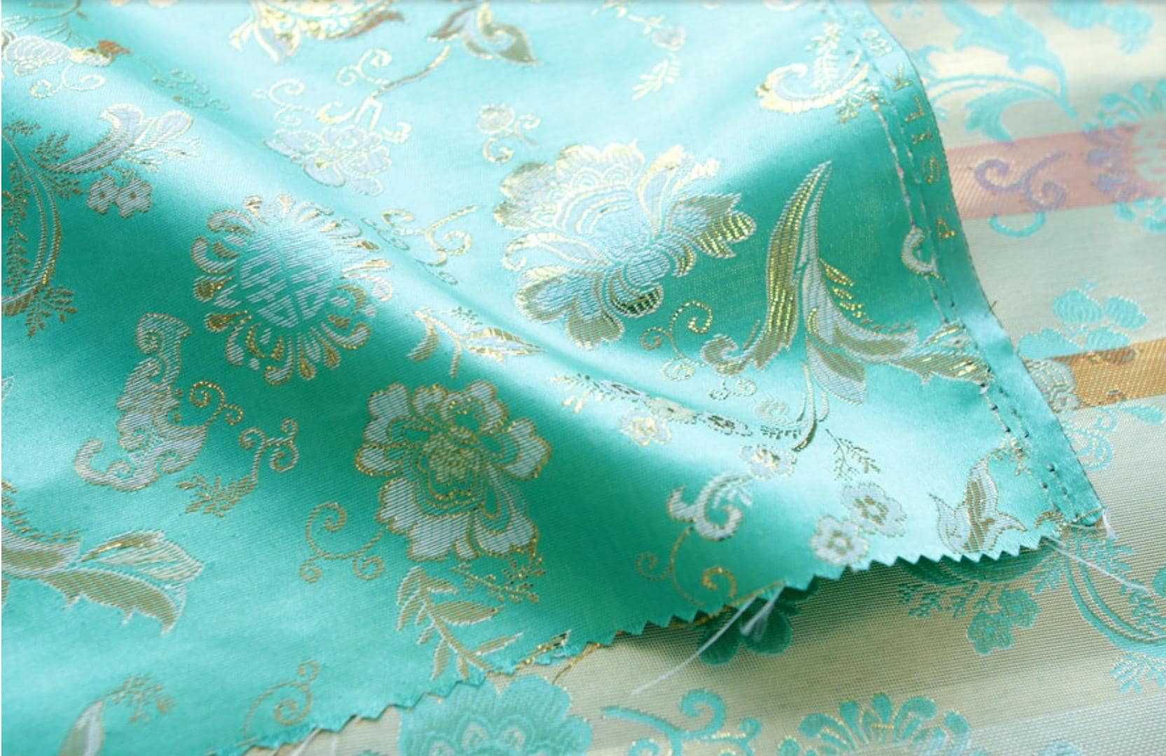 Traditional Korean Hanbok Gold Thread Fabric (geumsa)" Design, 31 ...
