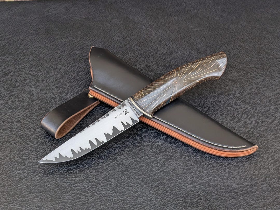 Custom Knife – Laminated REX 121 Super Steel - Etsy