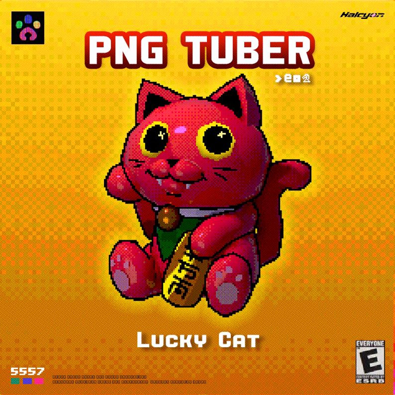 Lucky Cat PNG Tuber Streaming Avatar | Instant Download and Ready to ...