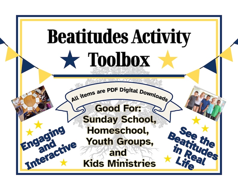 Beatitudes Activity Toolbox: Bible Skits & Games (digital Download) - Etsy