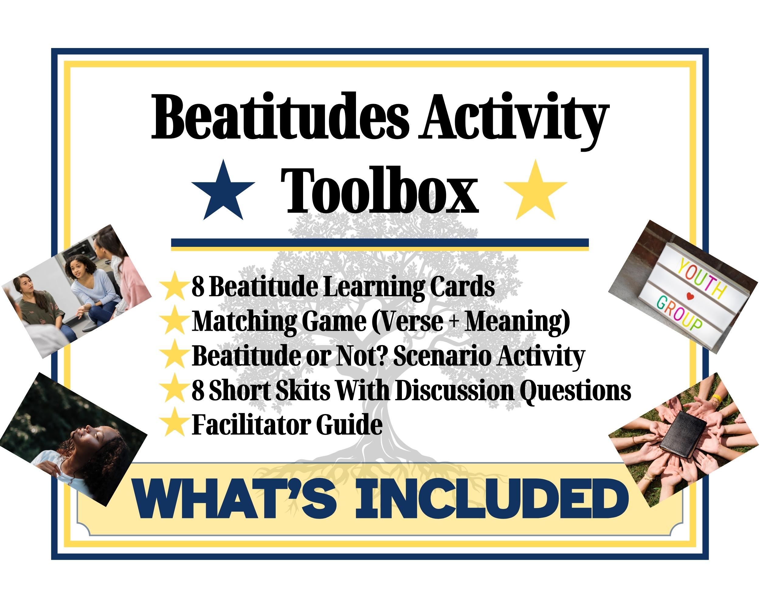Beatitudes Activity Toolbox: Bible Skits & Games (digital Download) - Etsy