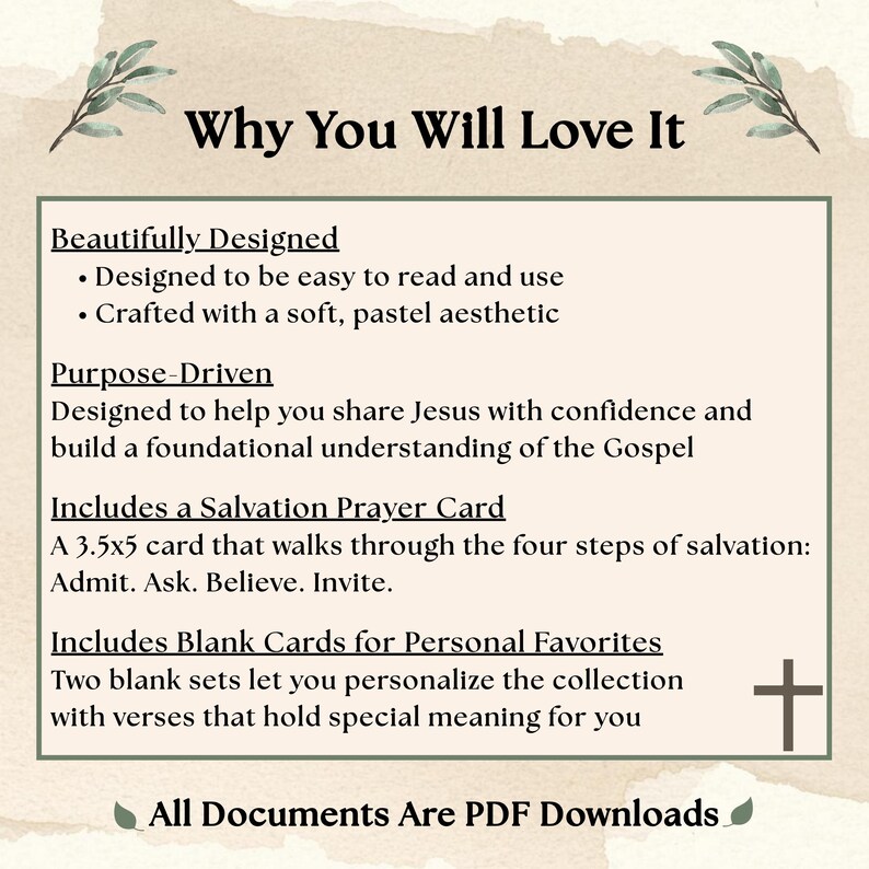 Printable Bible Verse Cards: Witnessing and Sharing Jesus, Christian ...